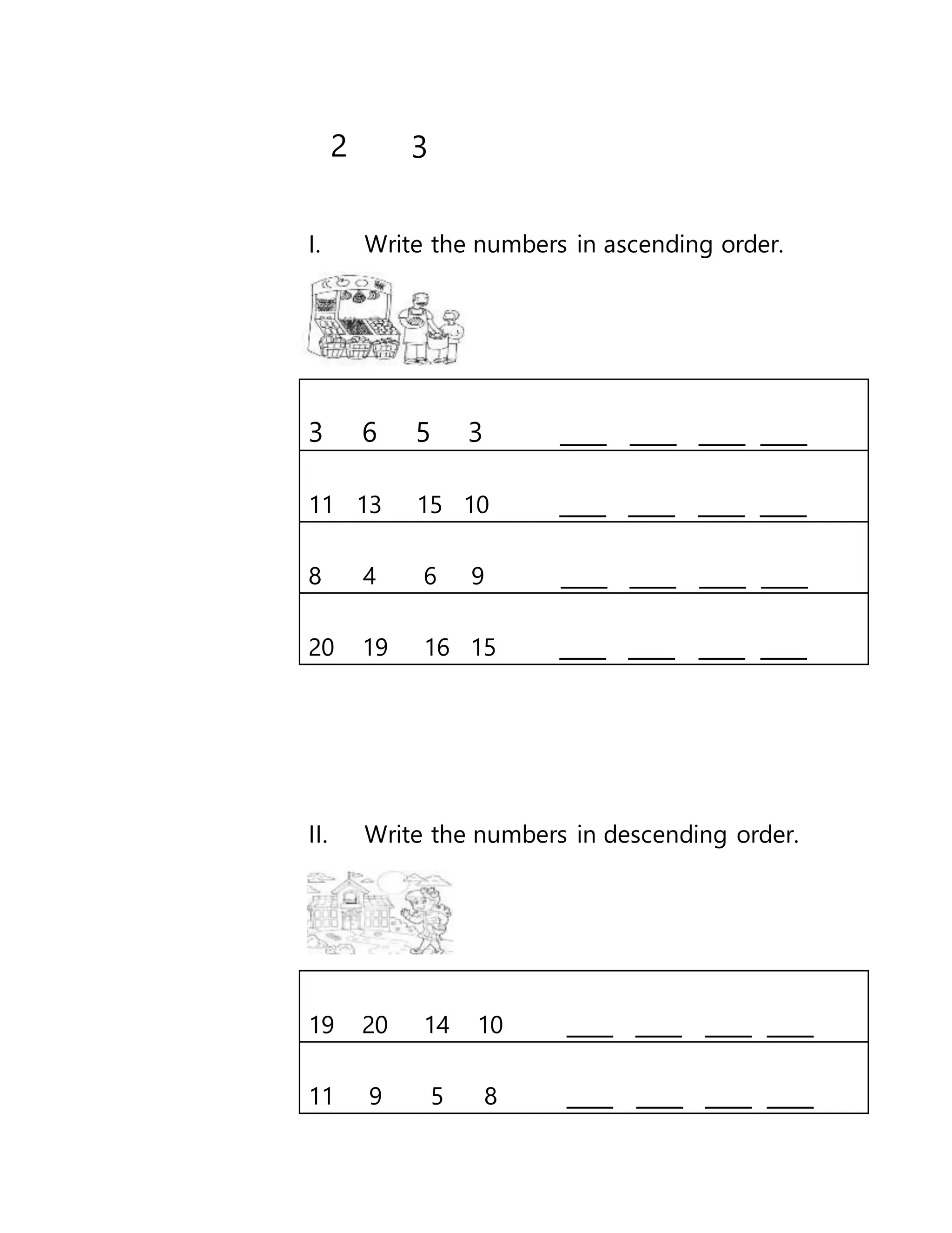 Ascending numbers | PDF