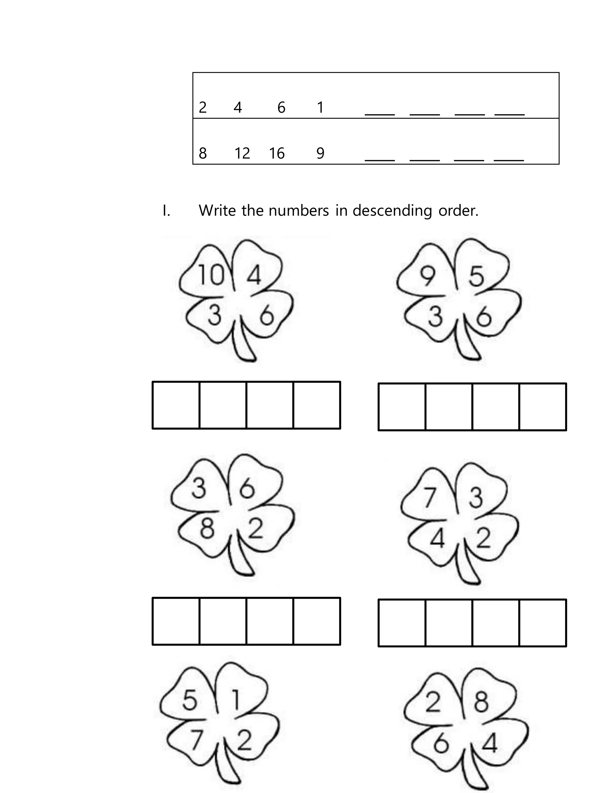 Ascending numbers | PDF