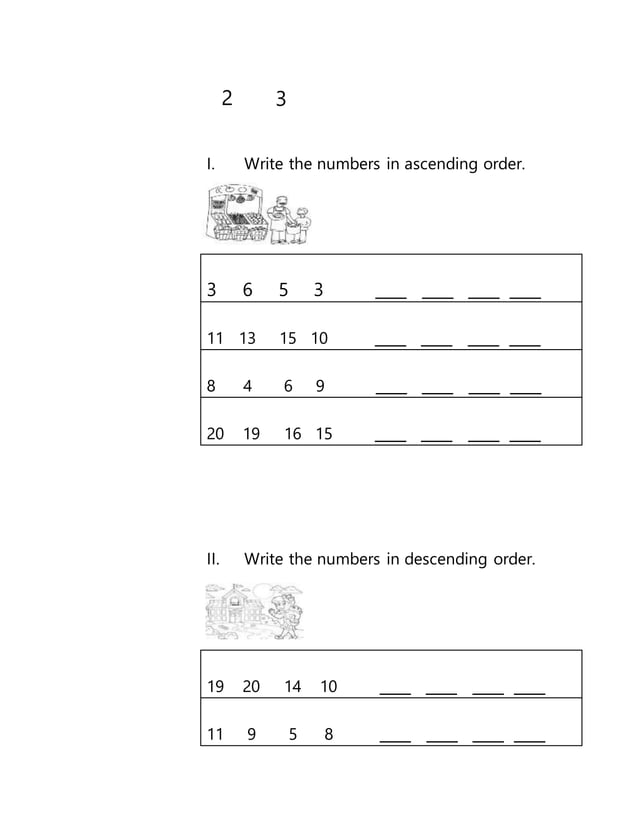 Ascending numbers | PDF