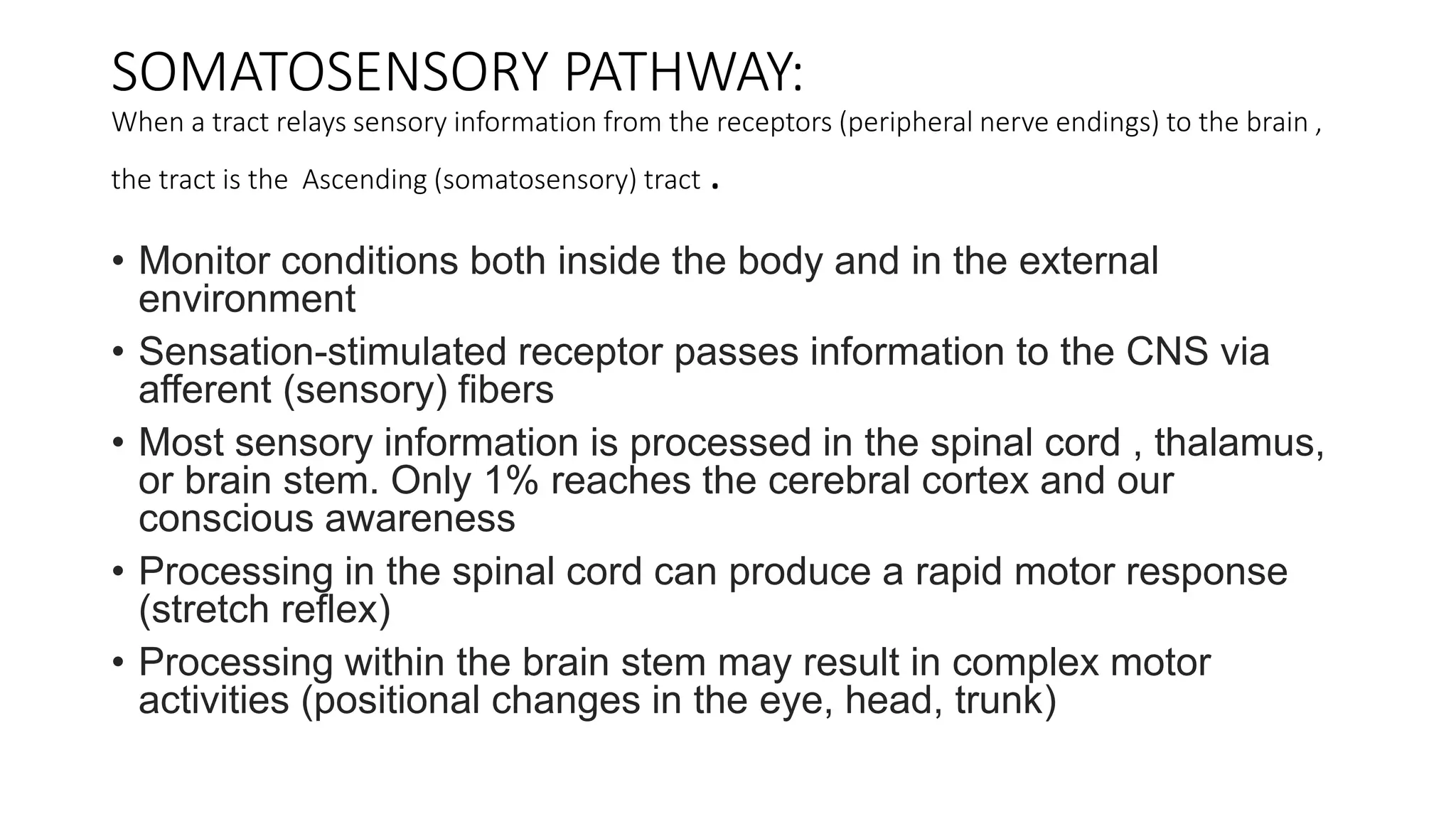 Ascending tract of the Spinal cord | PPSX