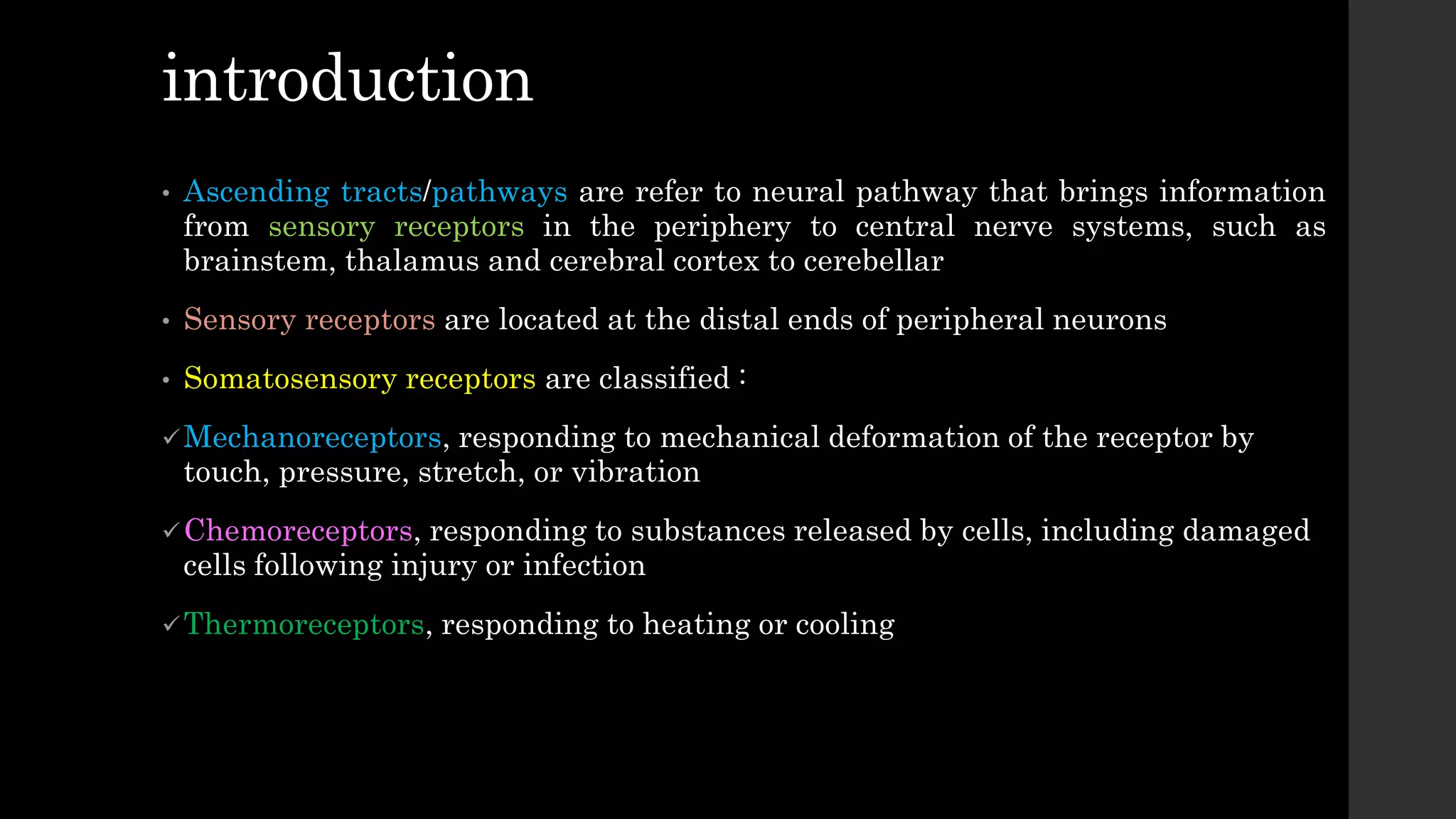 Ascending tracts | PPTX | Brain and Nervous System Disorders | Diseases ...
