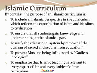 ISLAMIC INTEGRATED CURRICULUM | PPTX