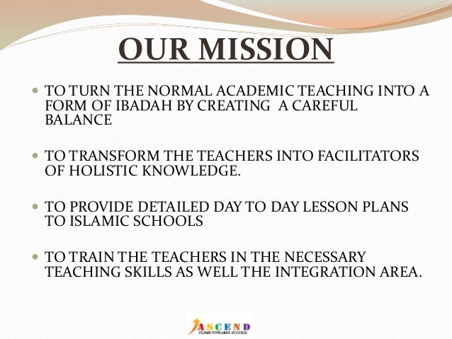 ISLAMIC INTEGRATED CURRICULUM