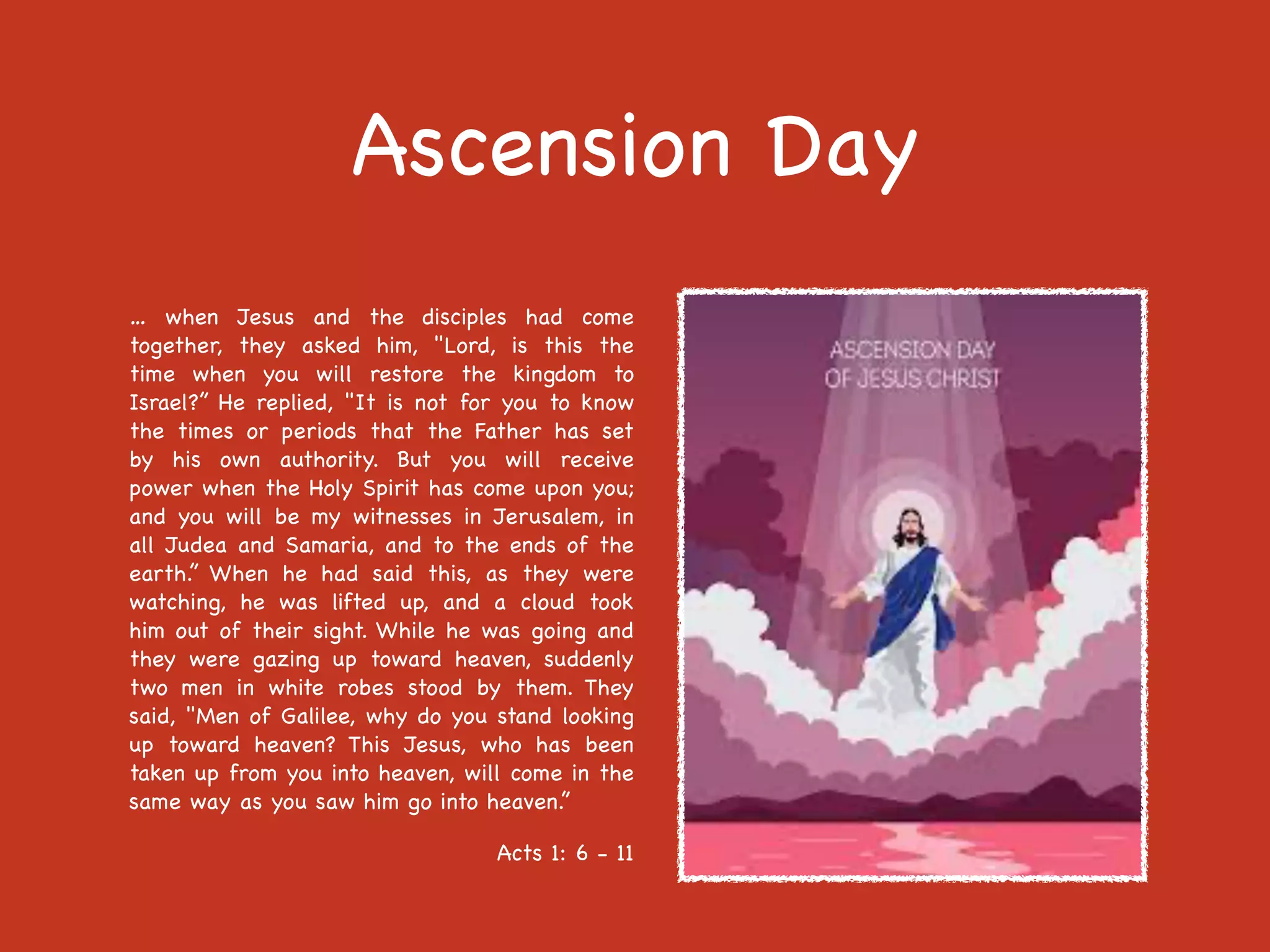 Ascension to Pentecost | PDF