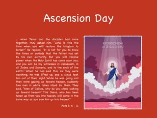 Ascension to Pentecost | PDF | Christianity | Religion & Spirituality