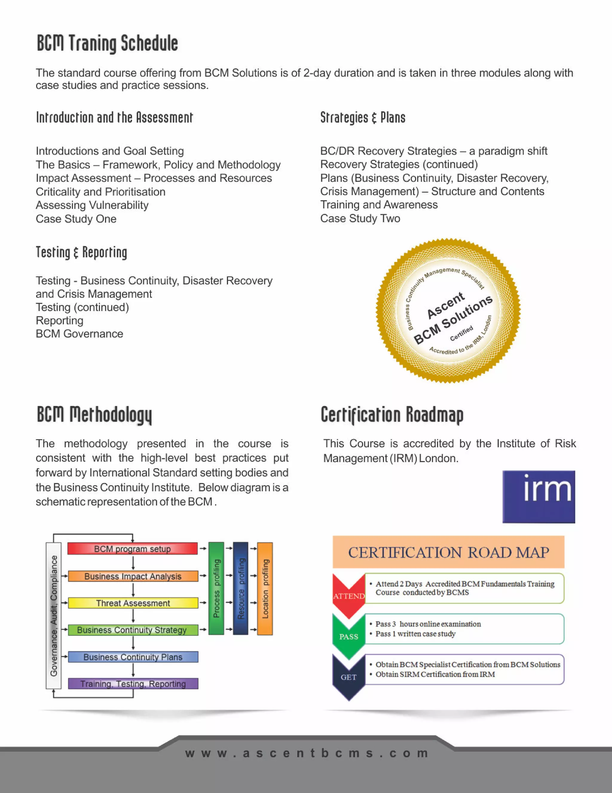 Ascent bcms e brochure | PDF