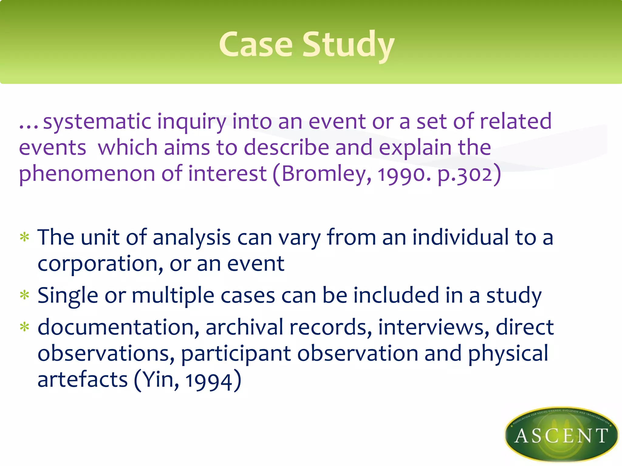Case study in psychology | PDF