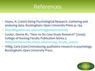 Case study in psychology | PDF