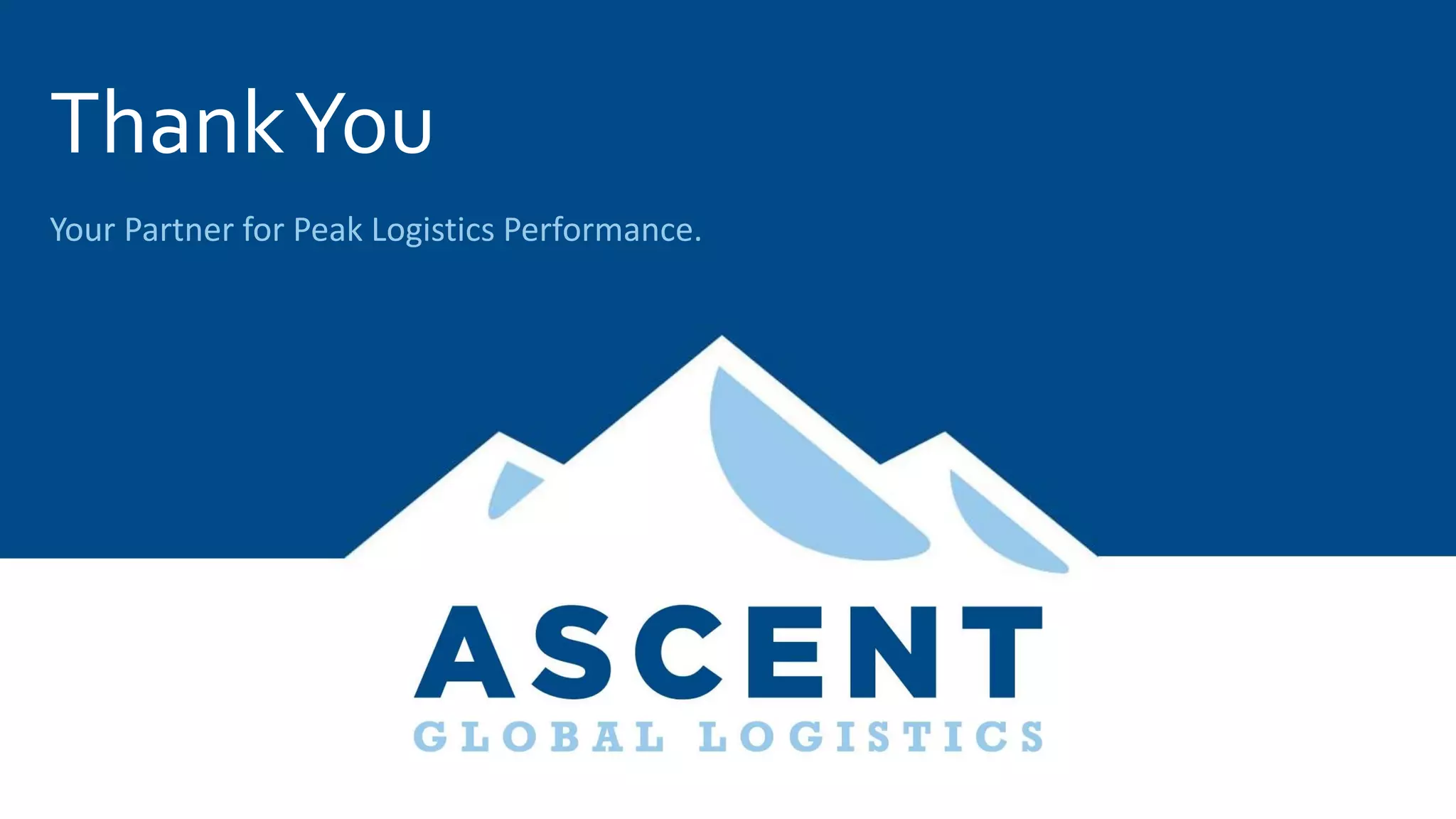 Ascent Global Logistics Overview | PDF