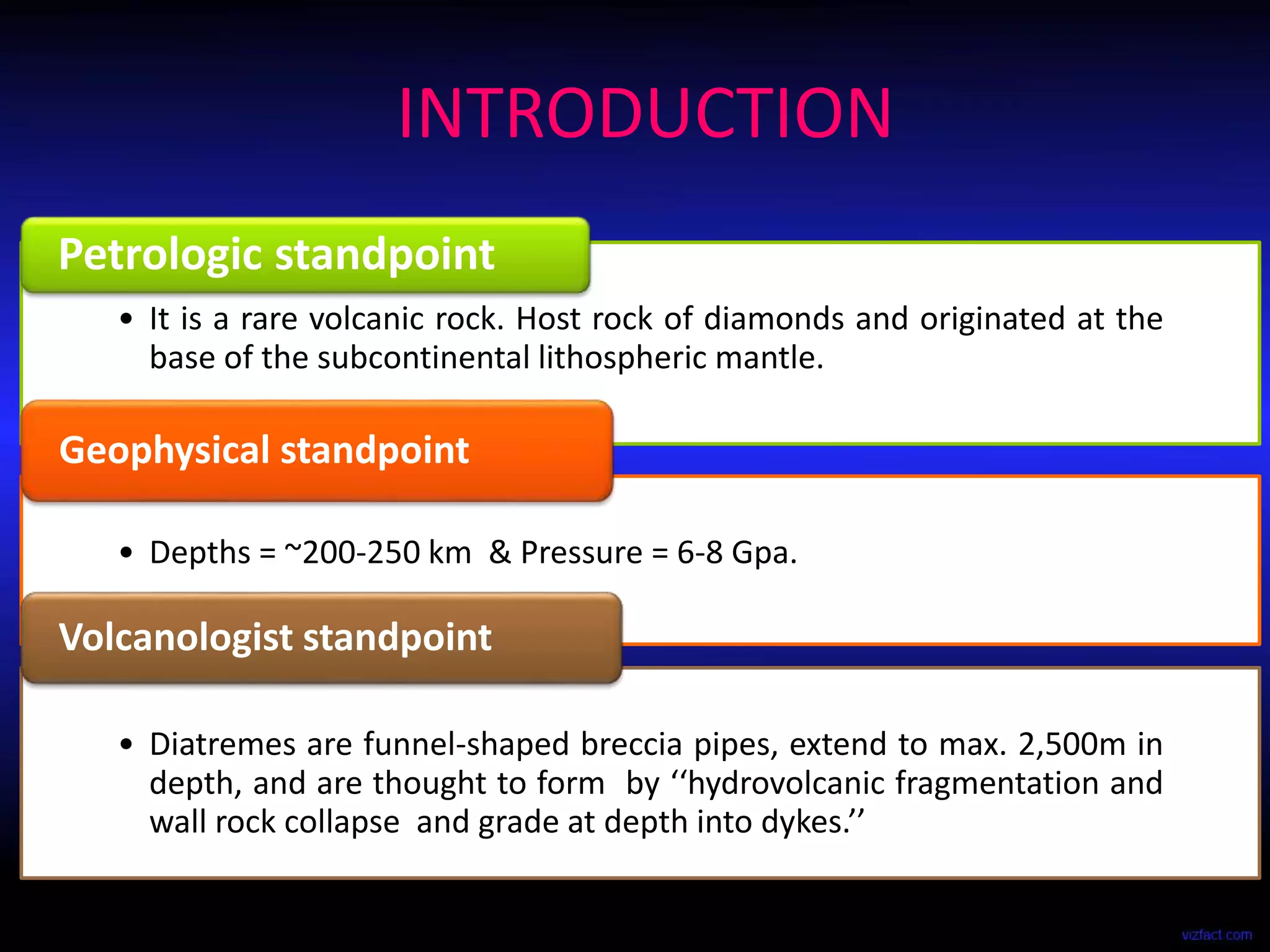 Ascent of kimberlite magma | PPTX