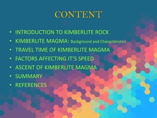 Ascent of kimberlite magma | PPTX