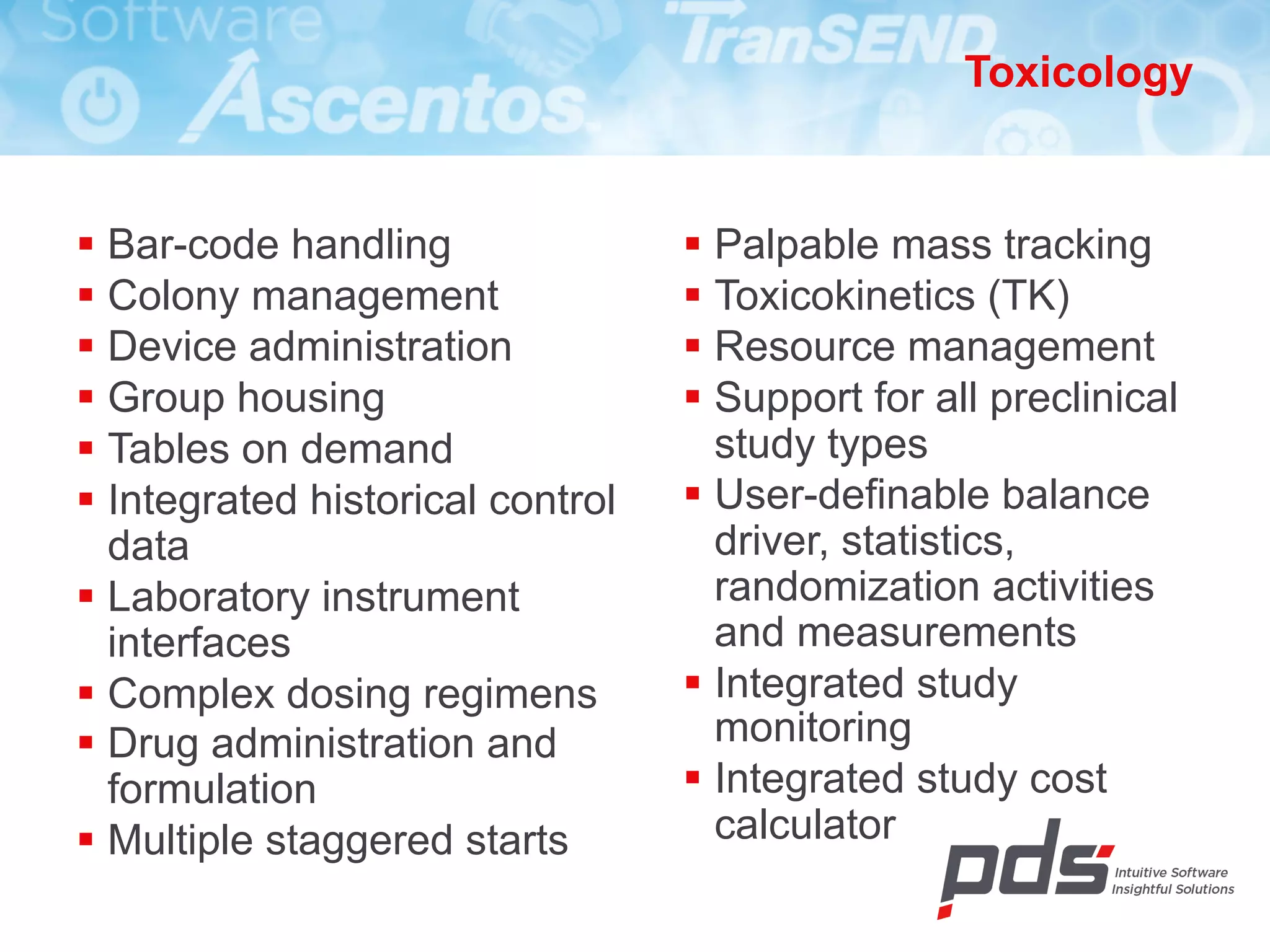 Ascentos Preclinical Software 2019 | PDF