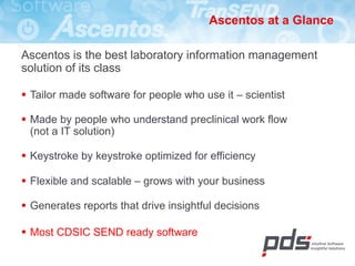 Ascentos Preclinical Software 2019 | PDF