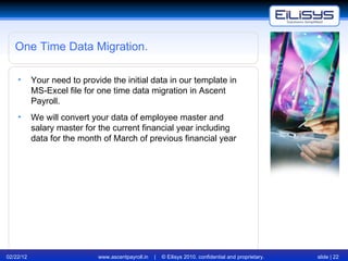 Ascent payroll sofware presentation | PPS