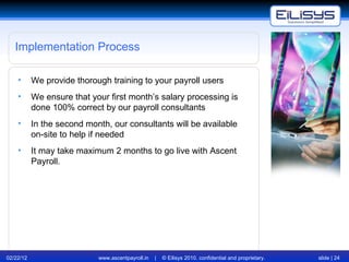 Ascent payroll sofware presentation | PPS