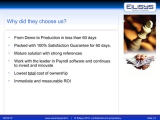 Ascent payroll sofware presentation | PPS
