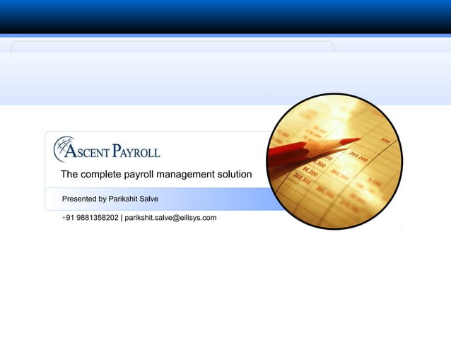 Ascent Payroll Presentation | PPS | Business Accounting & Finance ...