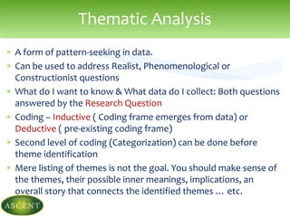 Qualitative methods in Psychology Research | PDF