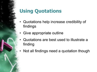 Research report Qualitative Psychology | PPT