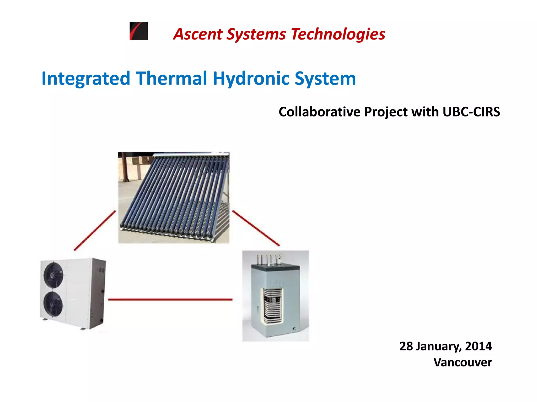 Ascent systems technologies integrated thermal hydronic system | PDF
