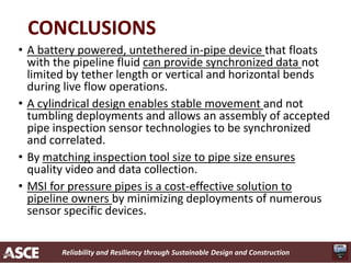 ASCE Pipelines 2017 MTA Pipe-Inspector paper presentation | PDF