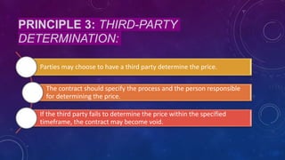ascertainment of price UNDER SALES OF GOODS ACT | PPTX