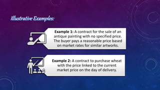 ascertainment of price UNDER SALES OF GOODS ACT | PPTX