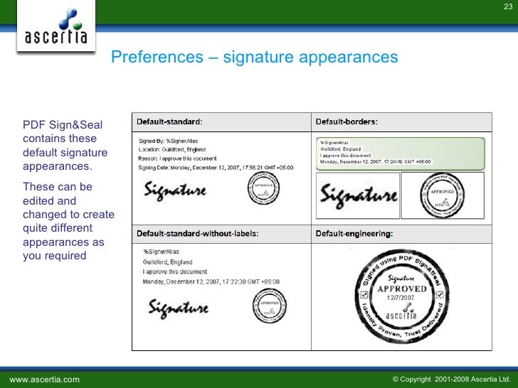 Ascertia PDF Sign & Seal - simple way to sign PDF documents