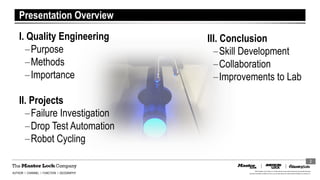 Quality Engineering and Product Testing | PPT