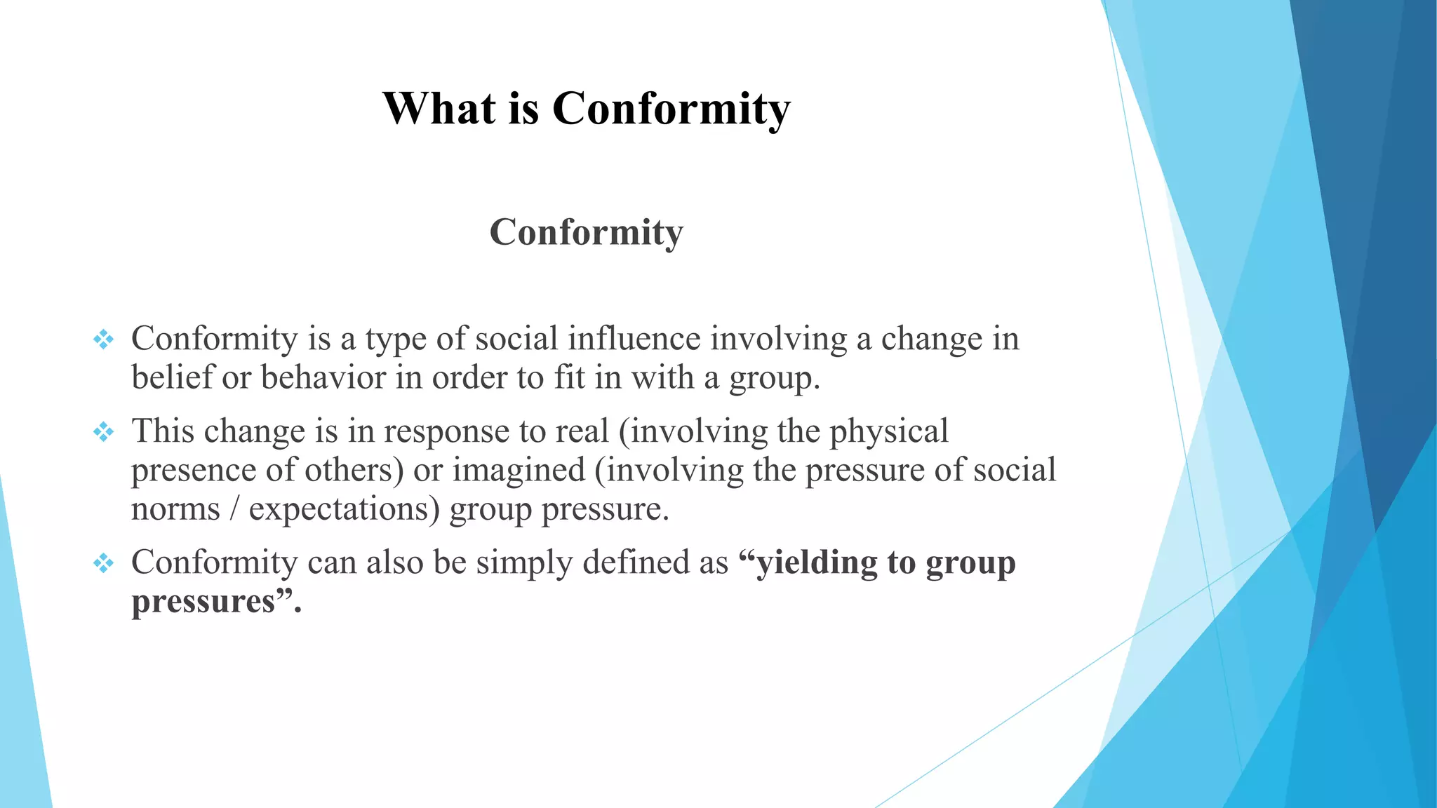 Asch conformity experiment | PPTX
