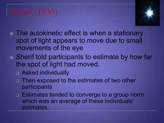 Asch Conformity Social Psychology AS | PPTX