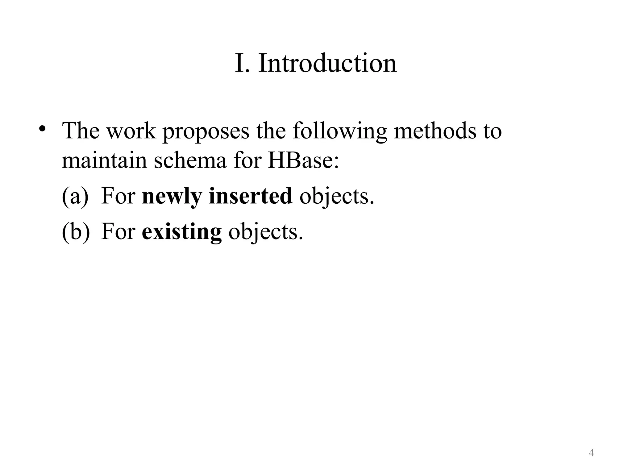 A schema generation approach for column oriented no sql data stores | PPT