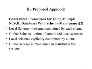 A schema generation approach for column oriented no sql data stores | PPT