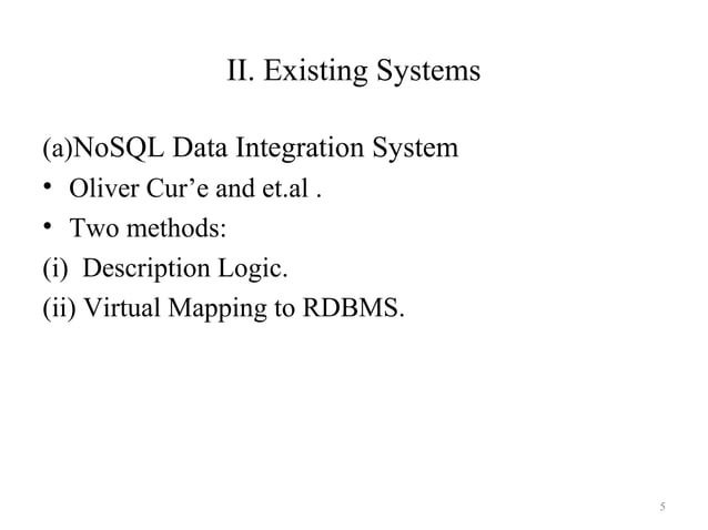 A schema generation approach for column oriented no sql data stores | PPT