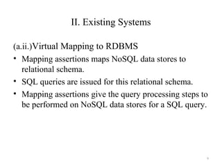 A schema generation approach for column oriented no sql data stores | PPT