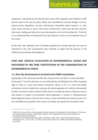 Aschenik Daniel S Environmental Ethics Term Paper-In Pdf Format | PDF