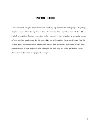 A school based assessment present to bridgeport high school | DOCX