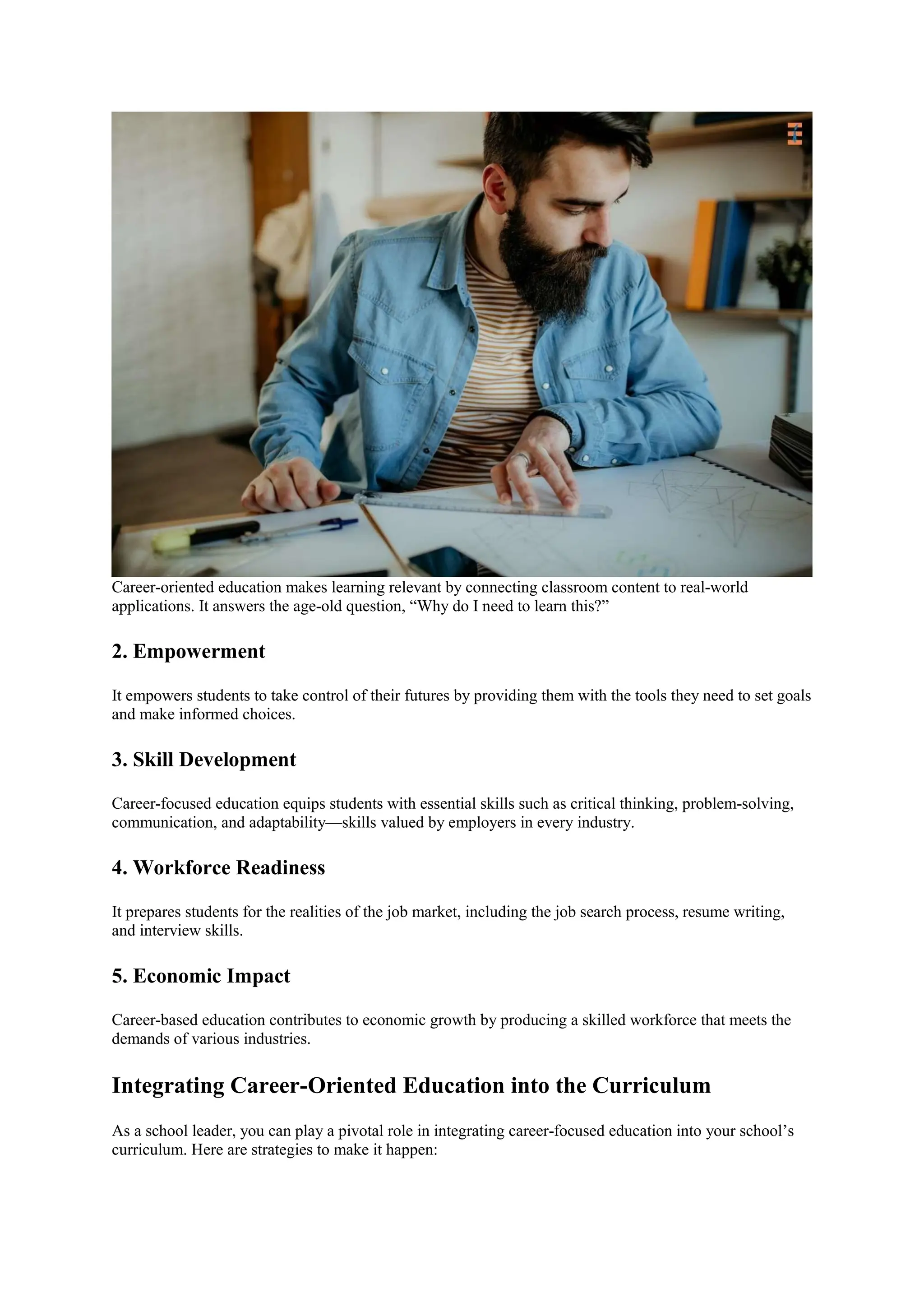 Career Education: Importance, Role, And Challenges In 2023 | Future Education Magazine | PDF ...