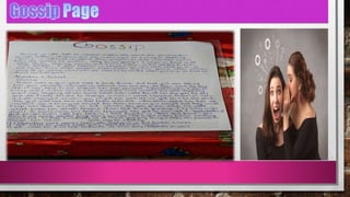 A school magazine grade 7d | PPTX