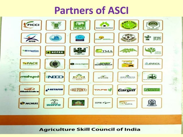JOB OPPORTUNITIES IN AGRICULTURE THROUGH ASCI | PPT