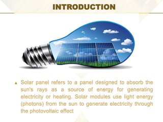 solar cell presentation | PPT