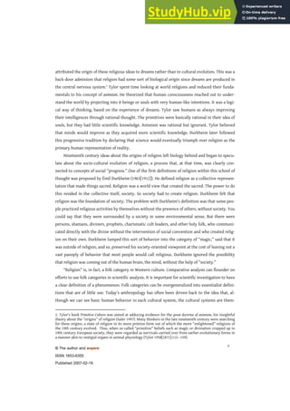 A Scientific Definition Of Religion | PDF