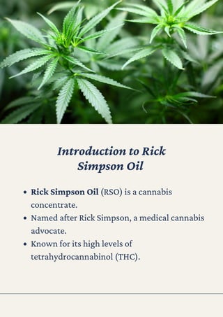 A Scientific Perspective: Exploring the Science Behind RSO | PDF