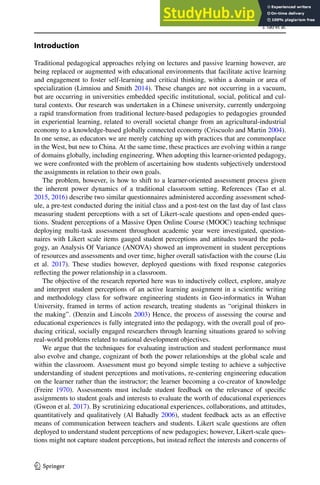 A Scientific Writing Pedagogy And Mixed Methods Assessment For ...