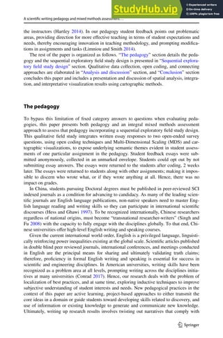A Scientific Writing Pedagogy And Mixed Methods Assessment For Engineering Education Using Open ...