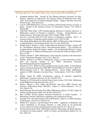 A scientometric analysis of research productivity | PDF