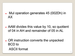 Ascii adjust & decimal adjust | PPTX