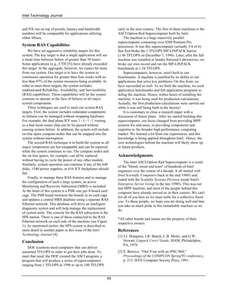 An Overview of Intel TFLOPS Super Computer | PDF