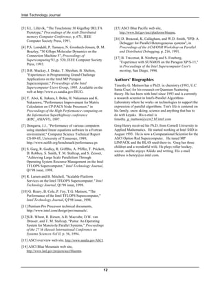 An Overview of Intel TFLOPS Super Computer | PDF
