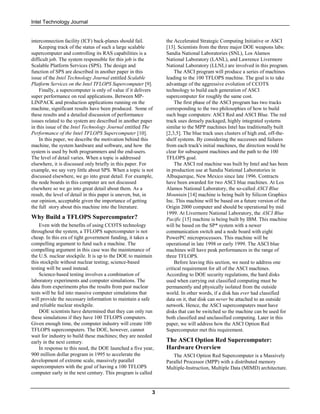 An Overview of Intel TFLOPS Super Computer | PDF